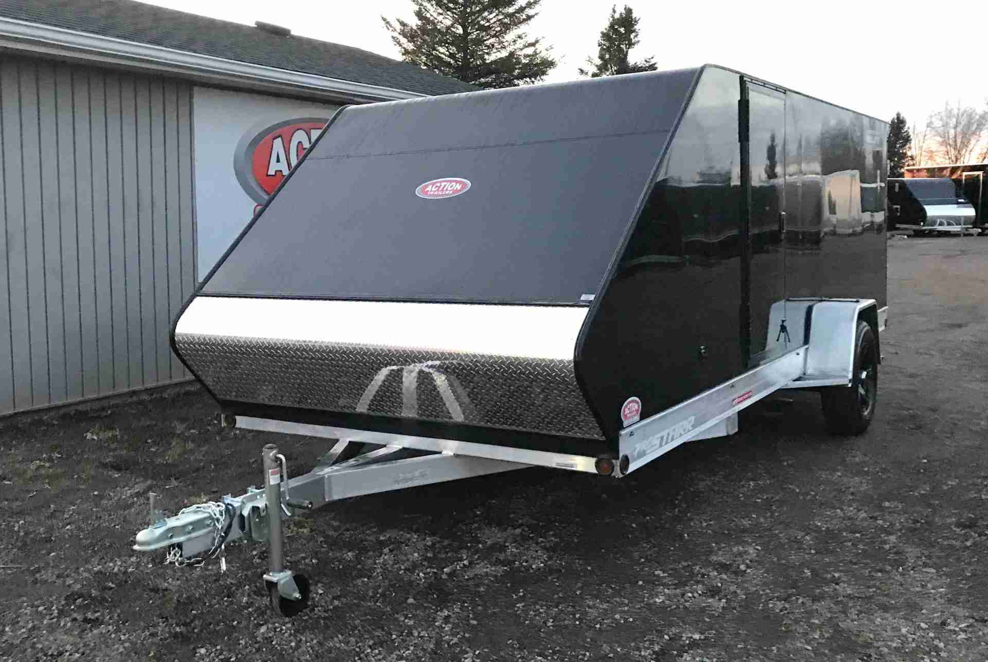 2024 SLED SHED 7′ X 16′ SINGLE AXLE BULLITT PRO STARR ALUMINUM INLINE ...